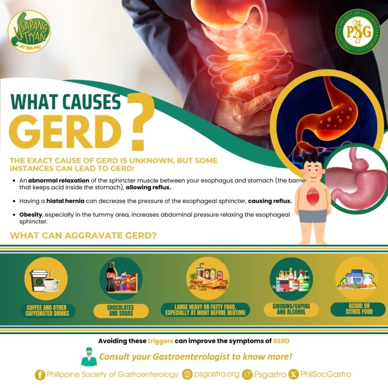 What causes GERD? - Philippines Society of Gastroenterology